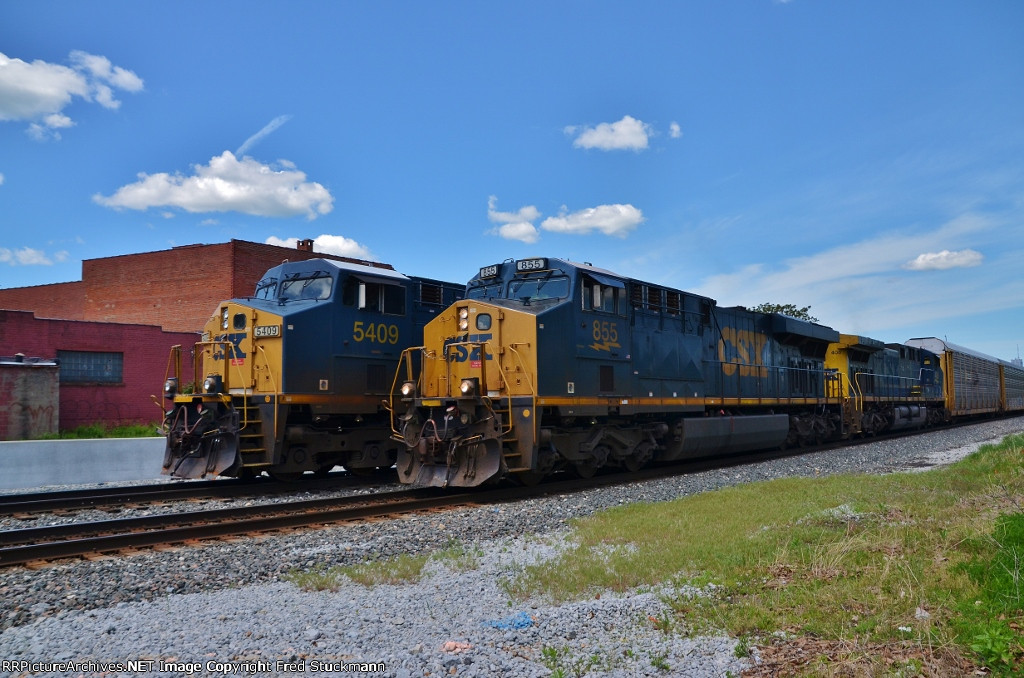 CSX 5409 & 855